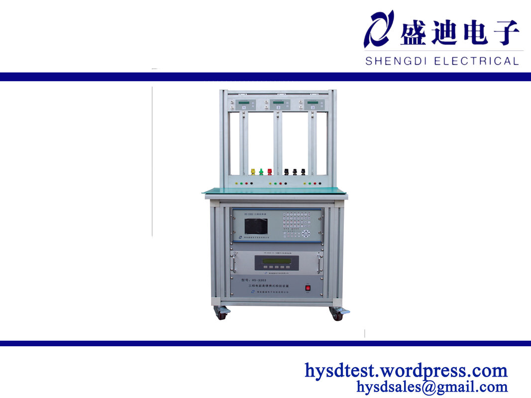 Portable 3 Position 3 PHA Energy Meter Test Bench(WC 3P Kwh Meter)