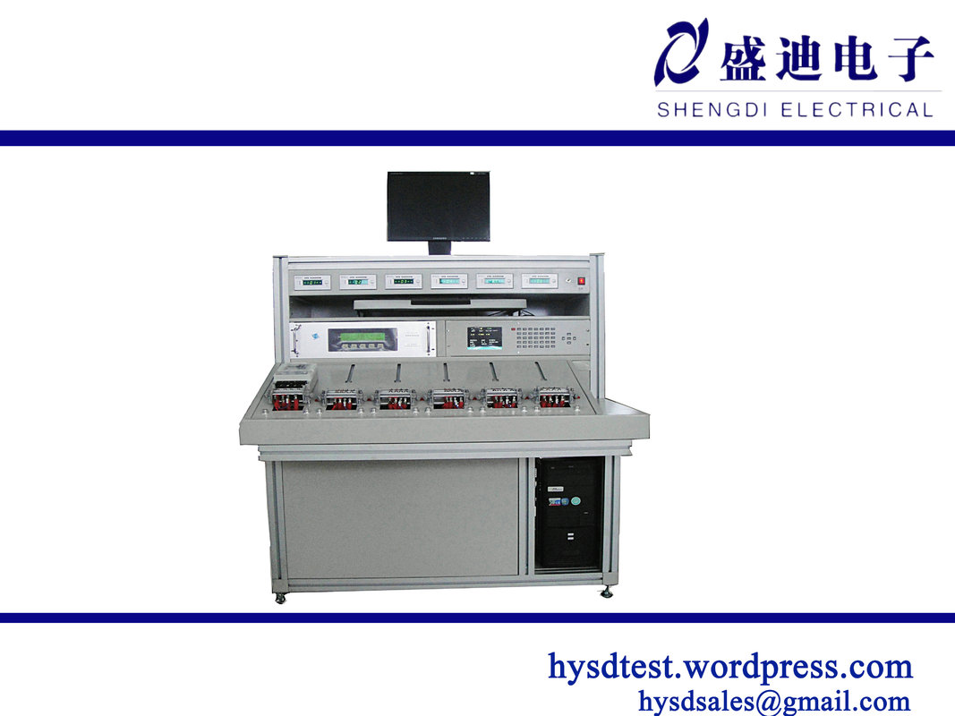 HS6103C Error Calibration Single Phase Smart Meter Test Bench(Dual Loop,6 Position)