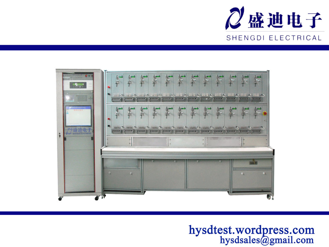 24 Position Quick Connector with Pulse Acquistion Single Phase Energy Meter Test Bench