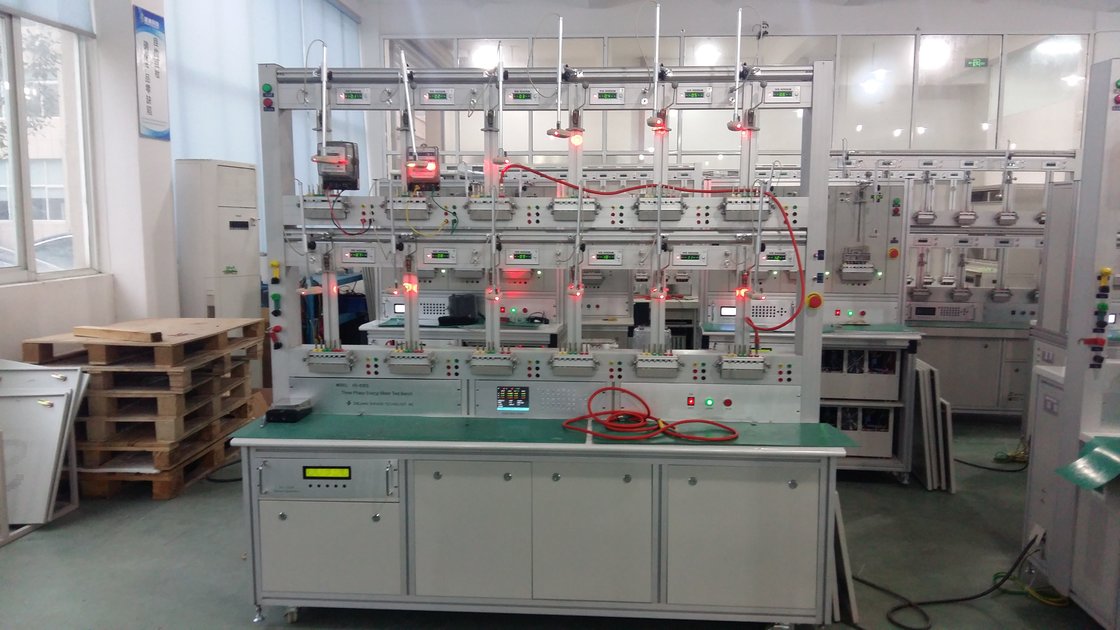 Three Phase Energy Meter TestEquipment,12 positions,class 0.1%,Laboratory Planning and set up