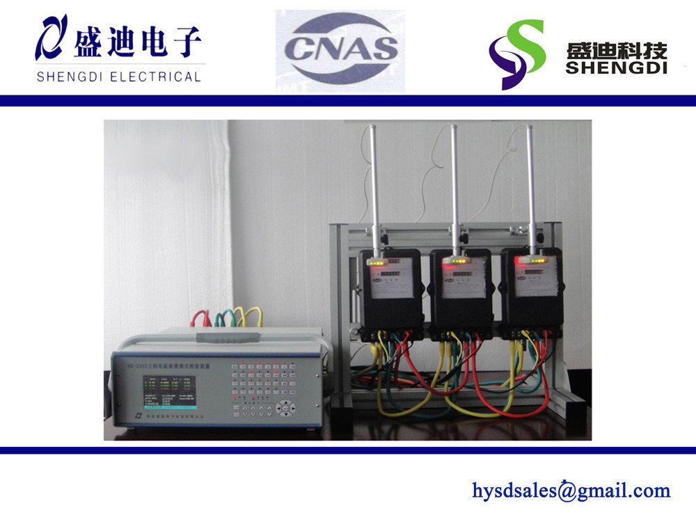 HS3303 Portable Three Phase Energy Meter Test Bench,1~3 meters,Max.120A.2~31 harmonic wave