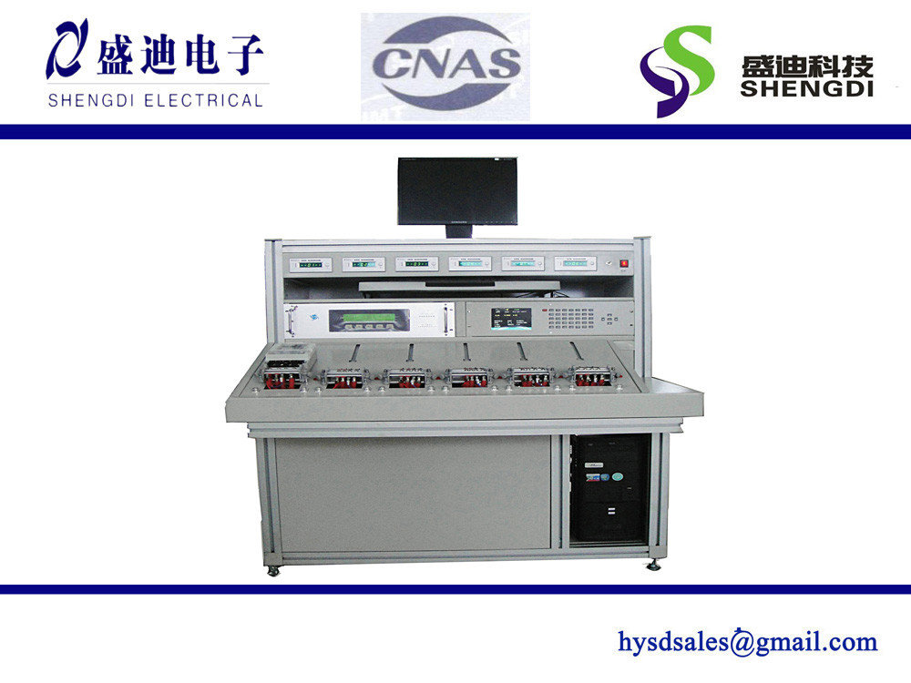HS6103C Single-phase Energy Meter Testing Bench 6 Positions 220V 50Hz 0~120A current output power source