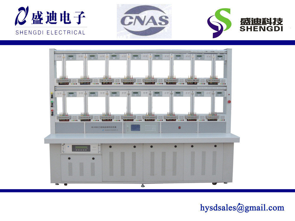 Single-phase & Three-Phase Static Watt-Hour energy meter test bench,45Hz~65Hz,Max.120A,IEC60736 Integration 16 Positions