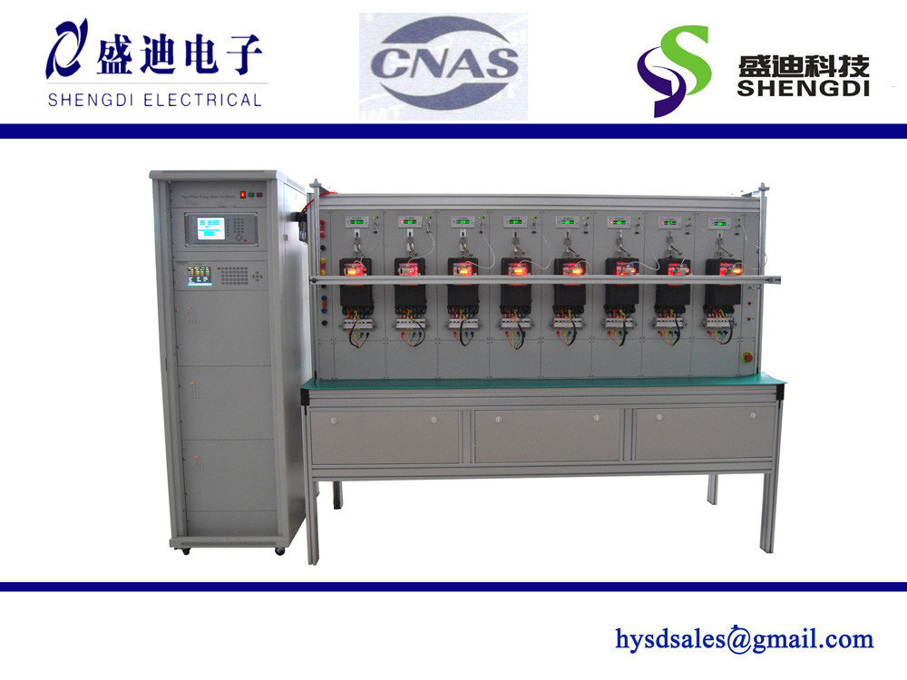 10 Meter Positions Three-Phase Energy Meter Test Bench Output Current: 4* 0-120A Voltage: Up to 300V