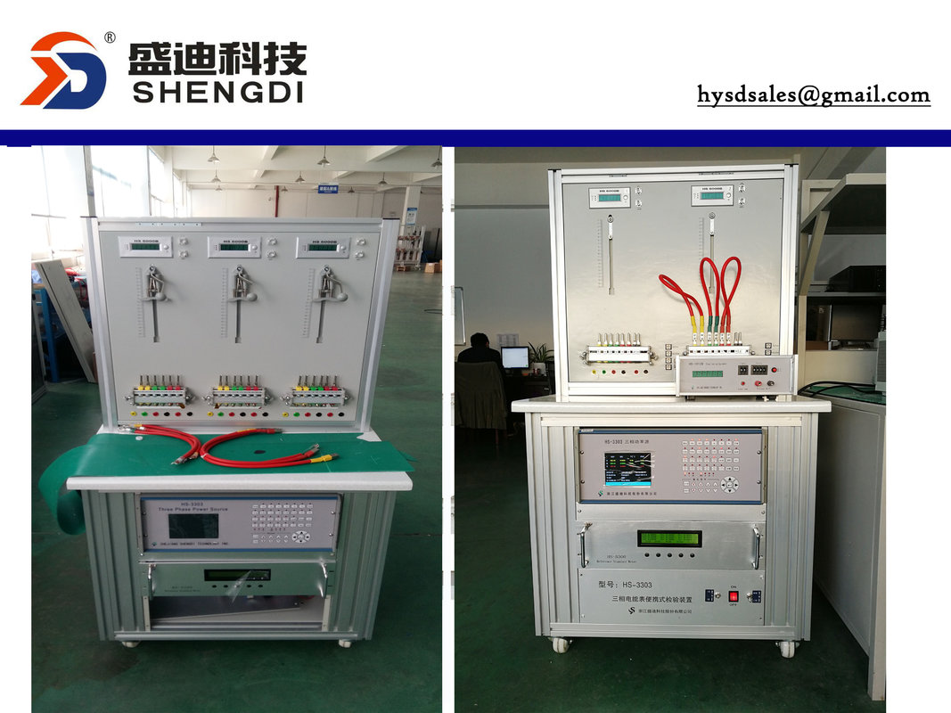 HS-3303 3-Position Phase Meter Test Bench,Portable,0.05% Class accuracy,Max.120A,20~300V