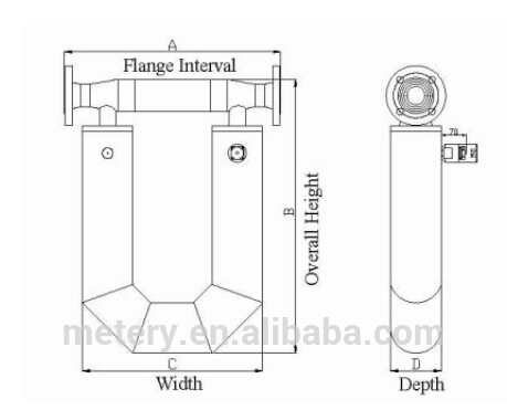 Coriolis mass flow meter flowmeter MT100M