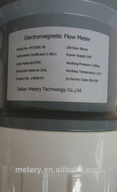 Sanitary tri clamp flow meter