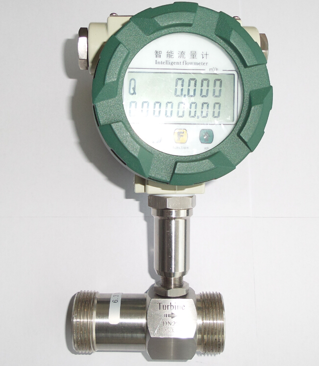Thread turbine flow sensor meter MT100TB from METERY TECH.