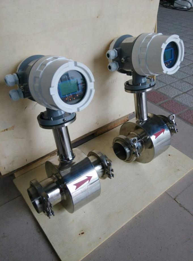 SS316 Sanitary magnetic flow meter MT100E with Tri-clamp connection