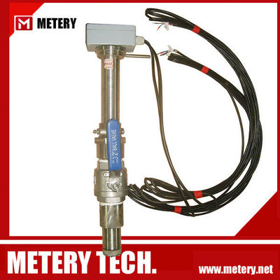 China Insertion type electromagnetic flow meter MT100E series 24VDC 0.5% accuracy PTFE supplier