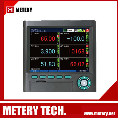 China 6-18 Channels Color Paperless data logger MT100R90 from METERY TECH. supplier