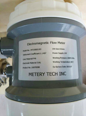 China SS316 Sanitary magnetic flow meter MT100E with Tri-clamp connection supplier