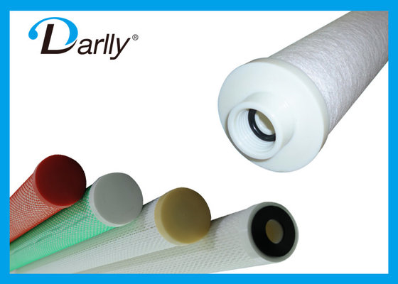 White PP Sediment Filter Cartridge Melt Blown Filter Viton Gaskets