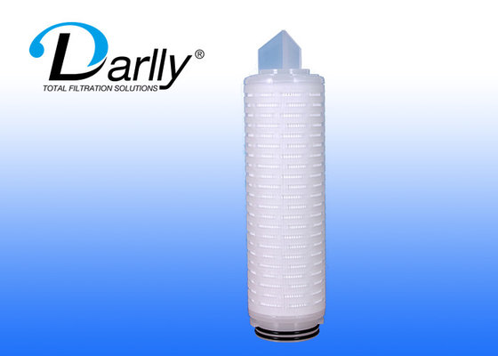 Pleat Alkaline Water Stainless Steel Filter Cartridge White Color FDA Standard