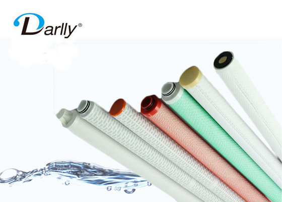 40 inch Glass Fiber Oil Filter Element Pleated 1 Micron Filter Cartridge