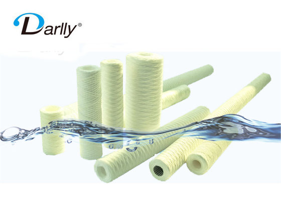 PP Yarn String Wound Filter 1 Micron Filter Cartridge For Water Treatment
