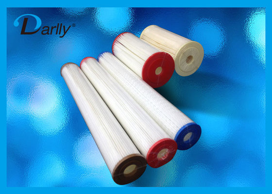 Durable Pleated Membrane Cartridge For Big Blue Filter Water Cleaning