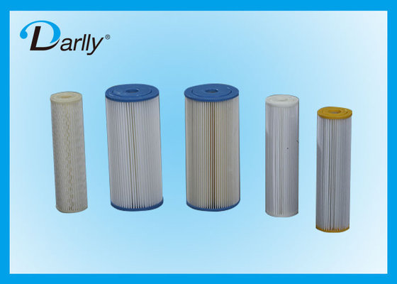 Polypropylene Pleated Filter Cartridge Water Filrtaion Inner Diameter 28mm
