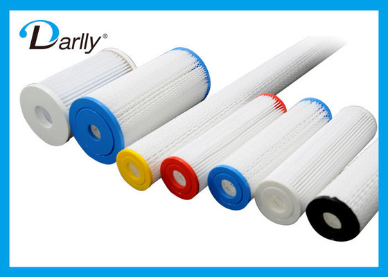 Washable Pleated Water Filter Cartridge Media Element For Water Cleaning