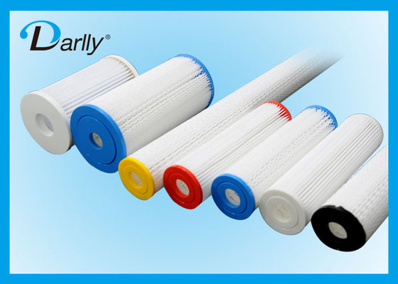 Sterile Ultrapure Water Filter Replacement Cartridge Pleated Design