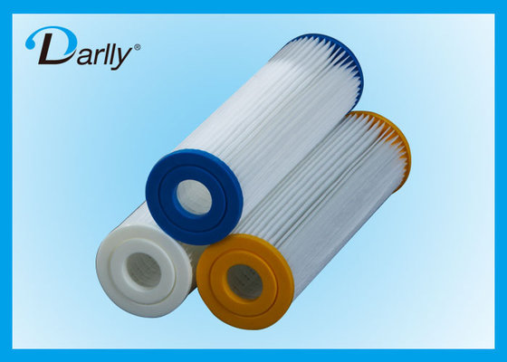 5 Micron Water Filter Cellulose Pleated Filter Cartridge with Low Pressure Drop