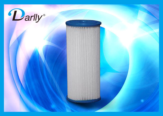 Cellulose / Polyester Pleated Filter Cartridge For Organic Solvents