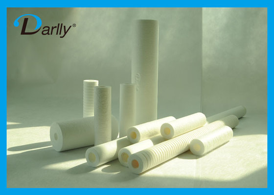 Custom Pure Water Filter Polypropylene Filter Cartridge Wide Chemical Compatibility