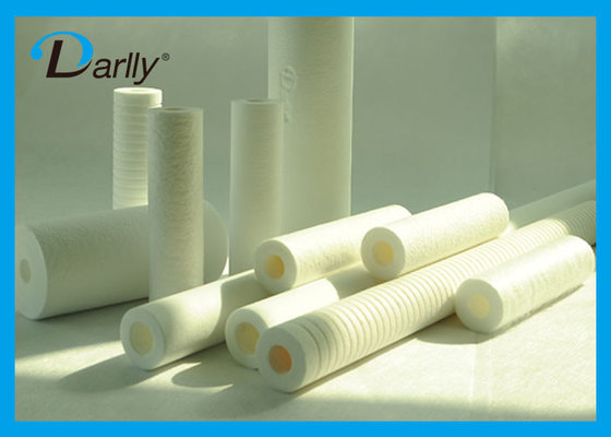 5 Micron 40 Inch PP Spun Cartridge Filter Melt Blown Polypropylene Filter