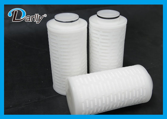 PTFE Pleated 0.22 Micron Filter Cartridge Electronic Industry Use