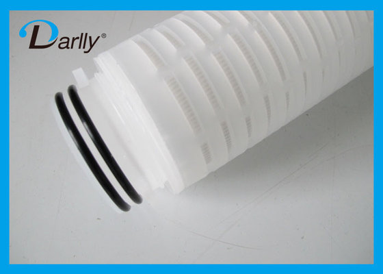 High Efficiency N6 Pleated Micron Filter Cartridge Polypropylene Core FDA Standard