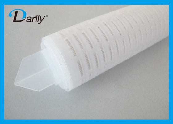 High Efficiency N6 Pleated Micron Filter Cartridge Polypropylene Core FDA Standard