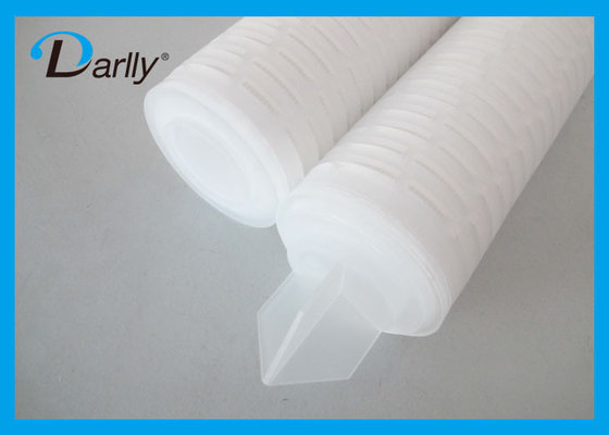 Disposable pleated water treatment micro PES cartridge filter