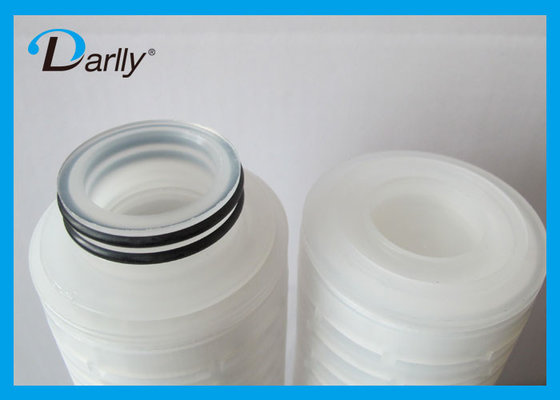 Water Pleated 1 Micron Filter Cartridge PP Absolute Filter Cartridge Length 10'' 20''