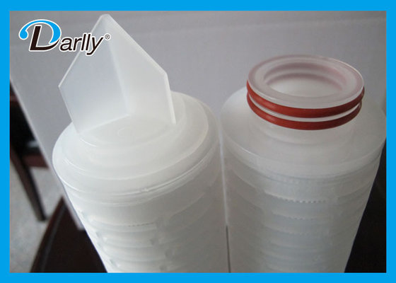 Water Pleated 1 Micron Filter Cartridge PP Absolute Filter Cartridge Length 10'' 20''