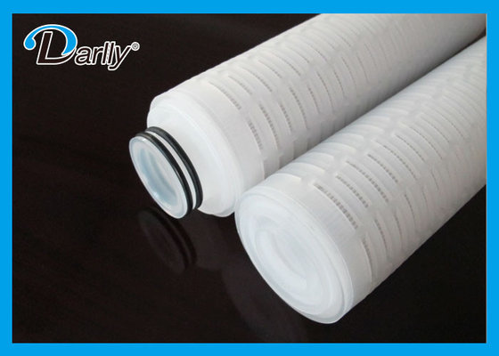 best micro membrane pleated PP water filtration filter cartridge