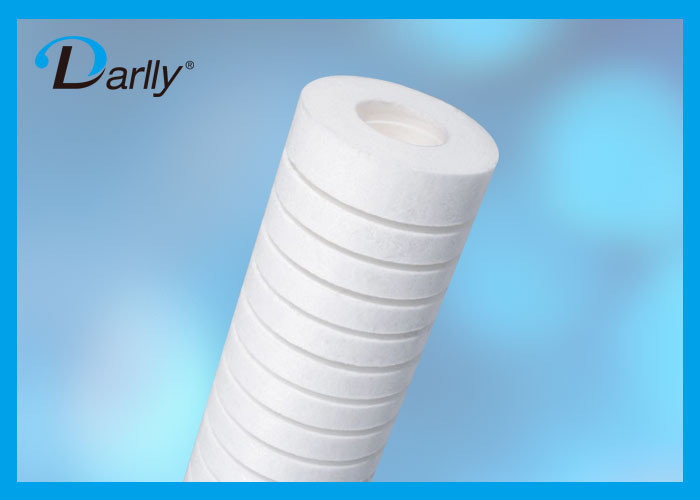 Custom melt blown filter EPDM / NBR / VITON for chemicals groove design