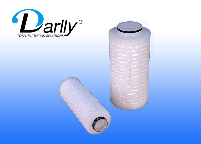 Pleat Alkaline Water Stainless Steel Filter Cartridge White Color FDA Standard