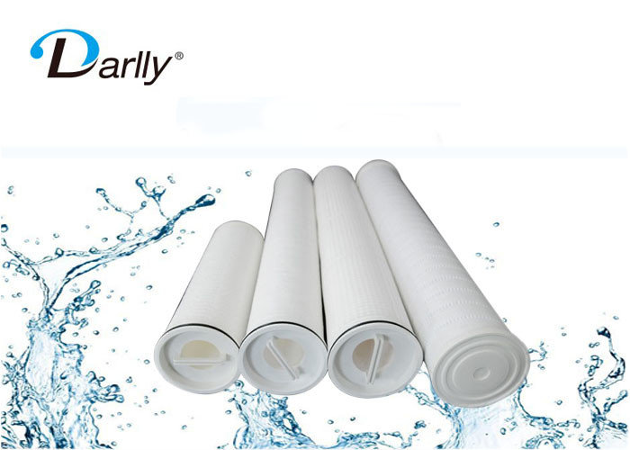 White high flow filter cartridges for pretreatment of sea water desalination