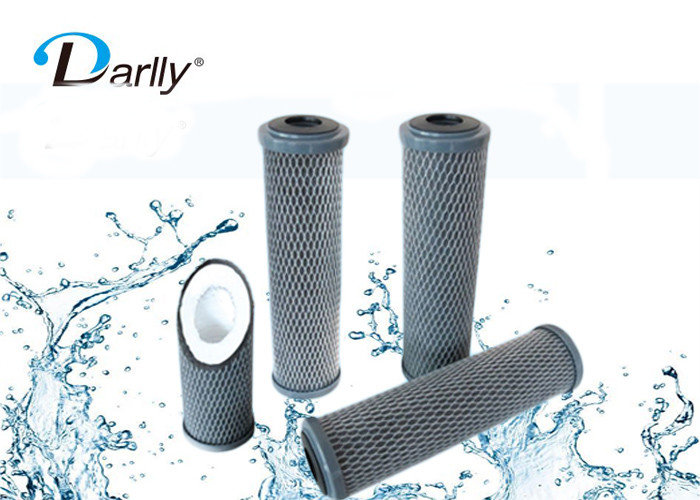 68mm 10" Activated Carbon Filter Cartridge , Carbon Block Water Filter Cartridge
