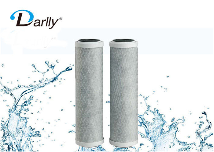 Custom 9.87'' 10'' 20' Activated Carbon Filter Cartridge 0.1um , 1um , 5 µm , 10 µm
