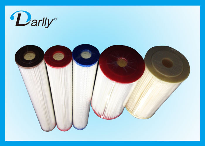 Pleated Membrane Cartridge Filter Big Blue Cartridges Cellulose ISO9001
