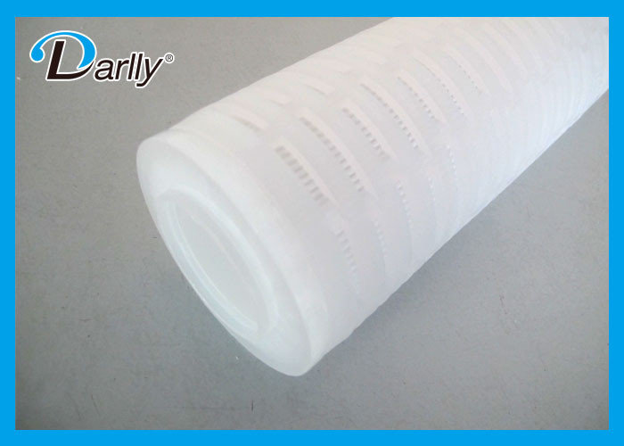 Disposable pleated water treatment micro PES cartridge filter
