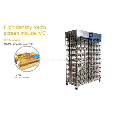 GCA126 cages（PSU) bottle inside high-density touch screen mouse IVC