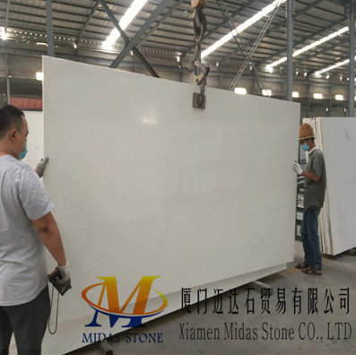 Chinese Crystal White Quartz Stone Slabs