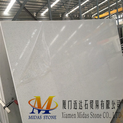 Chinese Crystal White Quartz Stone Slabs