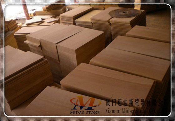 Yellow Sandstone Tiles/ China Yellow Sandstone Slabs