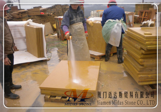 Rock Face Yellow Sandstone/ Yellow Sandstone Wall Tiles