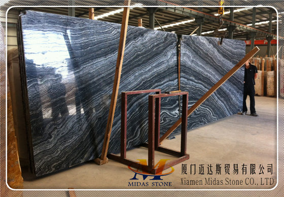 China White Wood Marble Slabs/ China Ancient Wood Marble Slabs