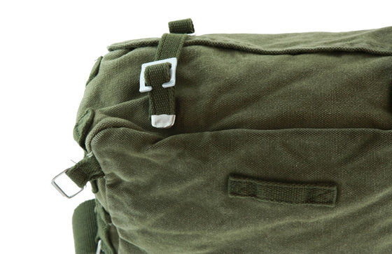 Dauerhafte olivgrüne graubraune wasserdichte Kuriertasche, Segeltuch-taktische Bote-Umhängetasche