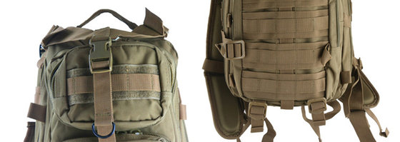 Verstellbarer aufgefüllter Bügel-Taschen-taktischer Riemen-Rucksack für Ausrüstung im Freien